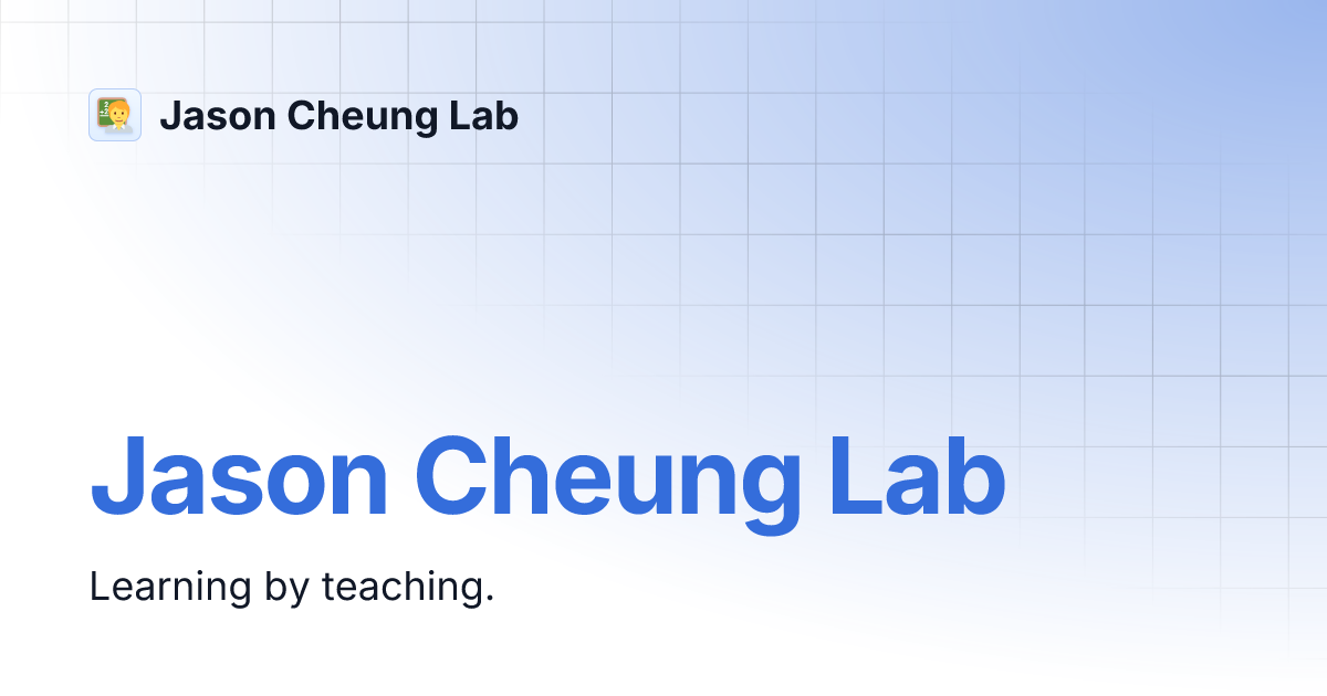 Jason Cheung Lab | Jason Cheung Lab